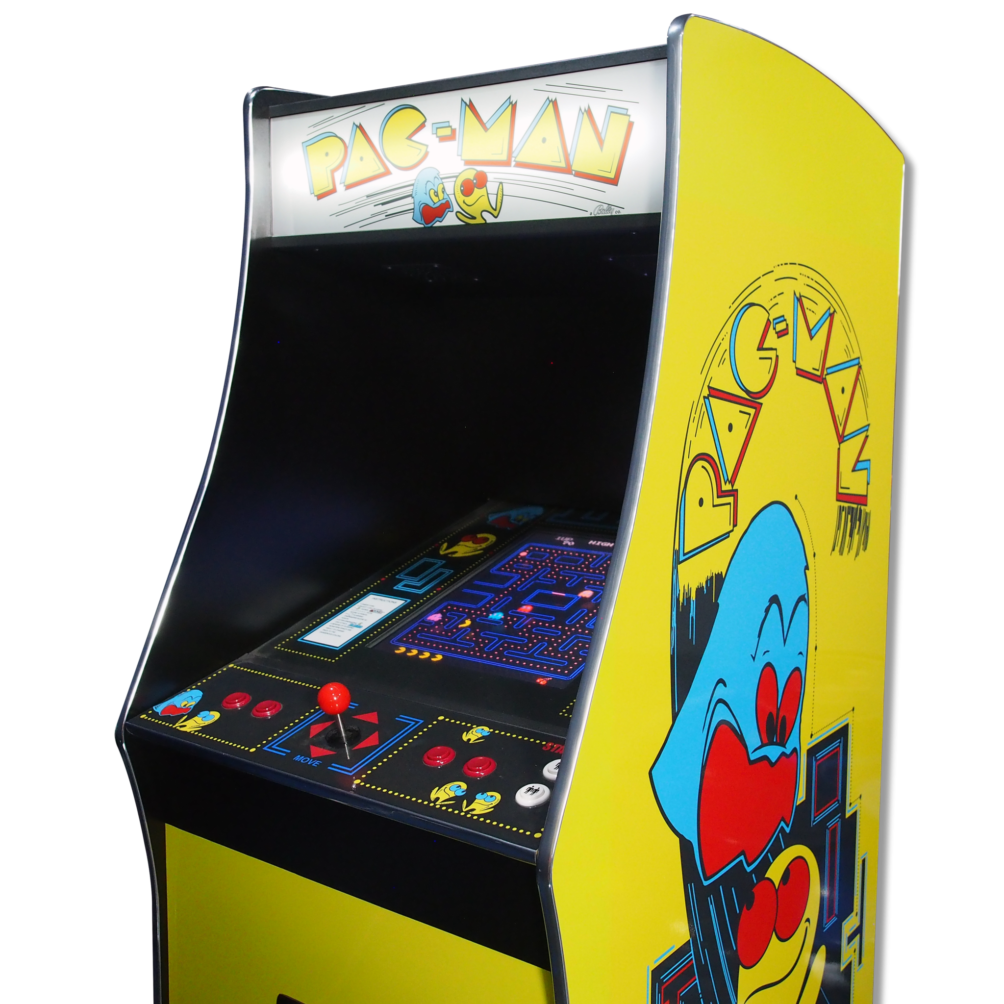 PacMan Classic Upright Arcade Machine - My Games Room